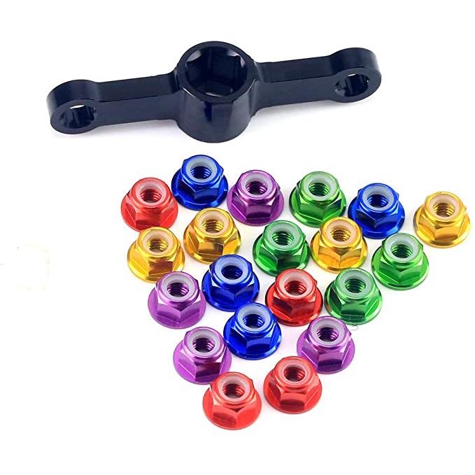 20Pcs M5 Motor Screw Props Nut Flange Nut Propeller Adapter Release ...
