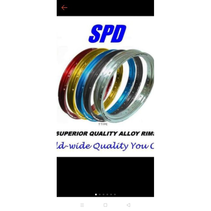 SPD RIM RED ALL SIZES (36 holes per piece) | Shopee Philippines