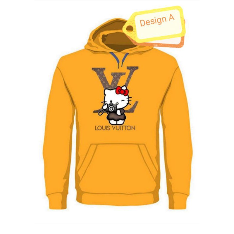 LV HELLO KITTY HOODIE CUSTOMIZED | Shopee Philippines