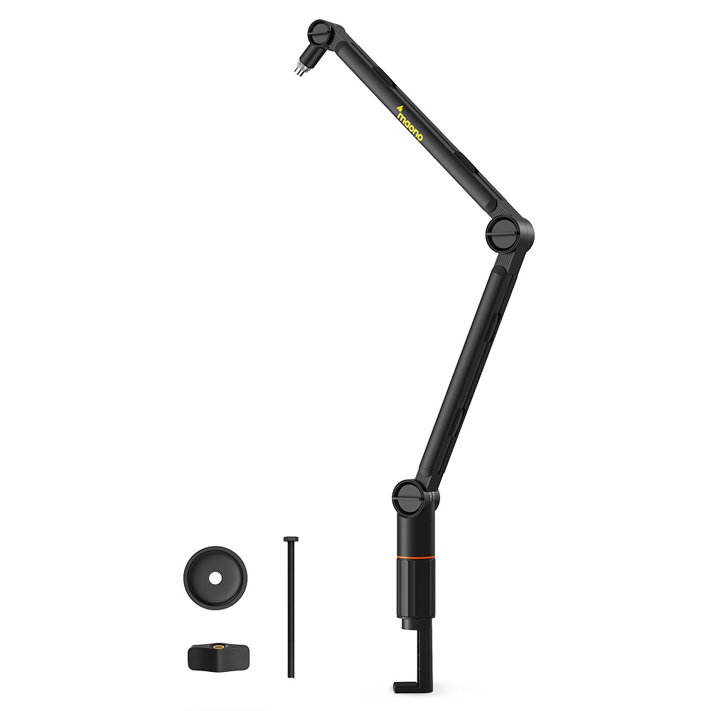 Maono BA91 Microphone Boom Arm Stand Microphone Suspension Boom Scissor ...