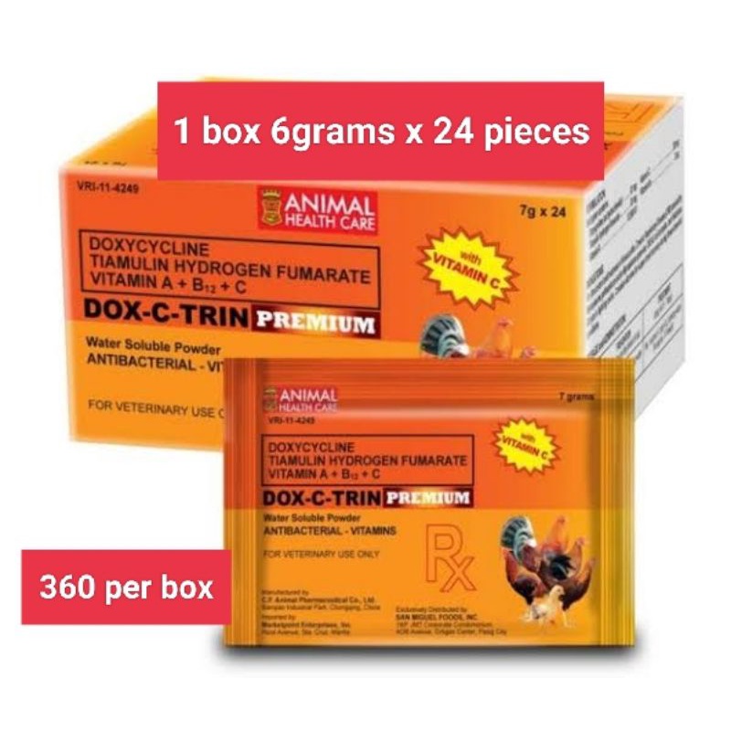 DOX-C-TRIN BOX (5 GRAMS X 24 PIECES) | Shopee Philippines