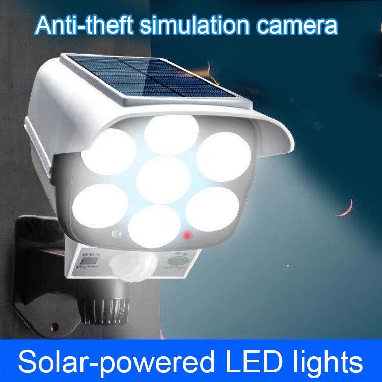 Solar Anti-Theft Light Anti-Real Surveillance Camera Street Household ...