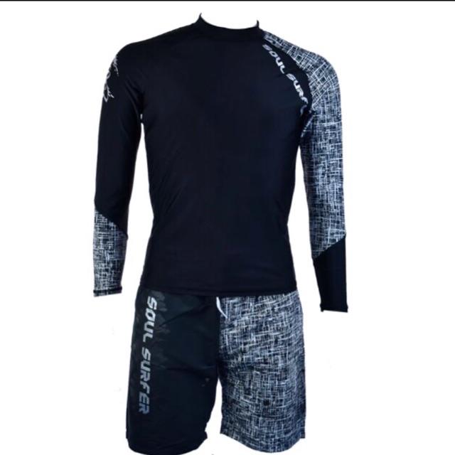 Men’s quick-drying rashguard terno | Shopee Philippines