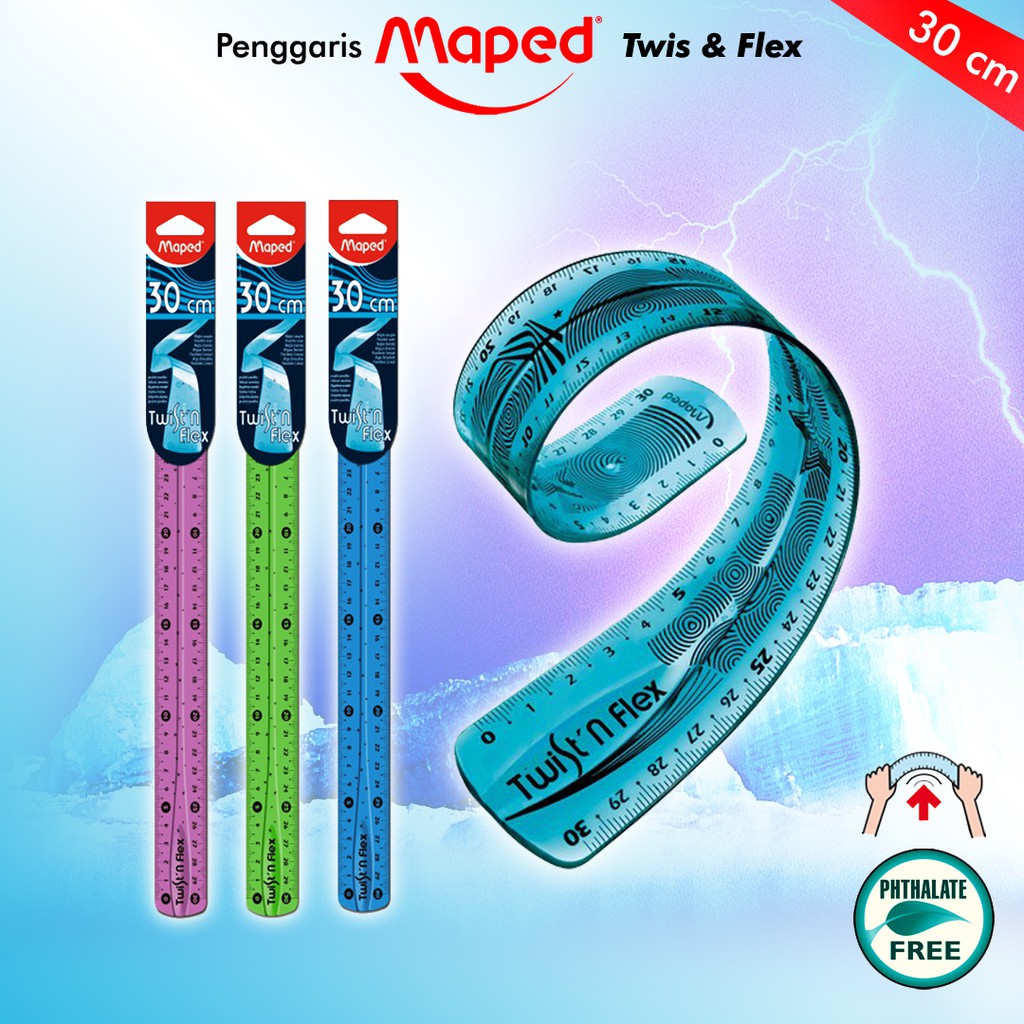 Maped Twist & Flex Ruler 20cm & 30cm | Shopee Philippines