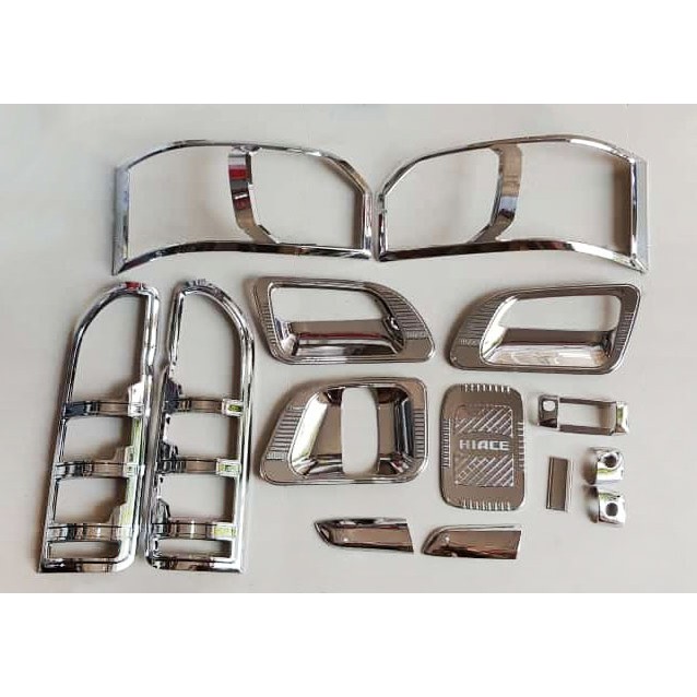Hi ace Combo Set for Toyota Hiace Commuter 2014 to 2023 Garnish Cover ...