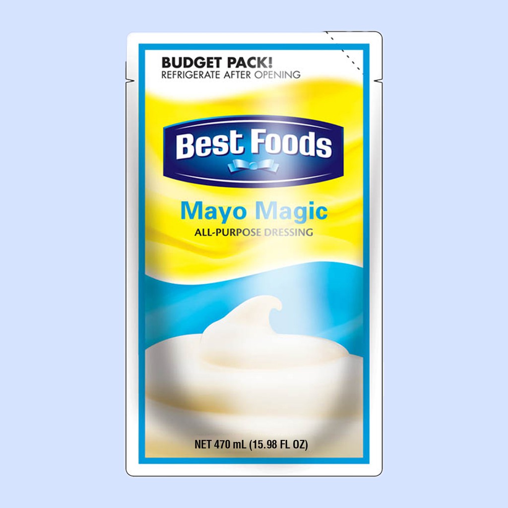 Best Foods Real Mayonnaise Mayo Magic Pouch 470mL | Shopee Philippines