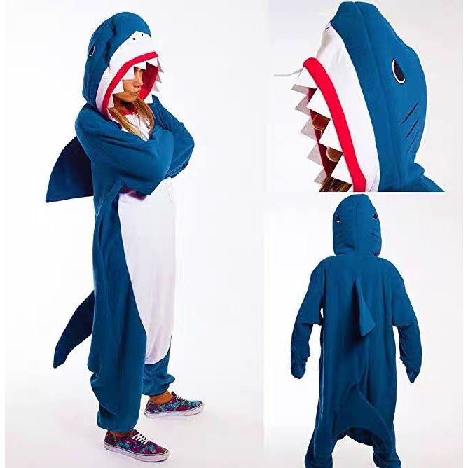 Onesie BABY SHARK Shirt Whale SHARK Pajama Adult COSPLAY Costume ...
