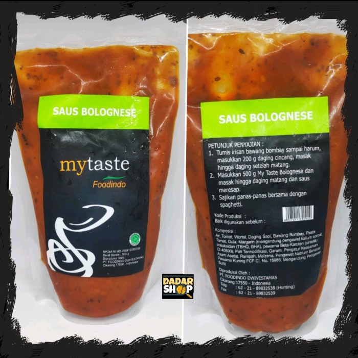 My Taste Bolognese Sauce 500 g | Shopee Philippines