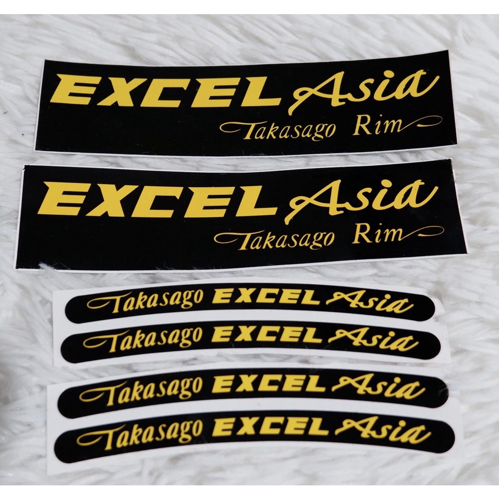 Rim Sticker Brand Takasago EXCEL Asia | Shopee Philippines