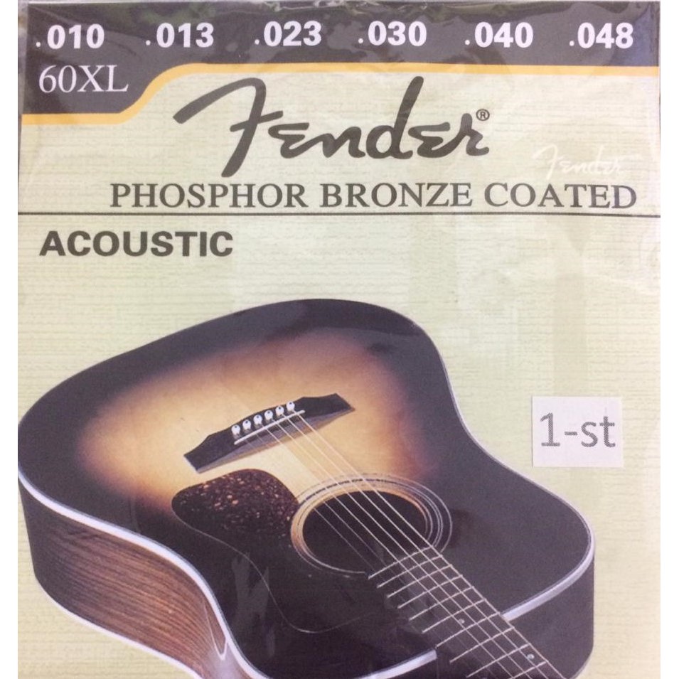 Fender acoustic guitars string (individual) 1st, 2nd, 3rd, 4th, 5th ...