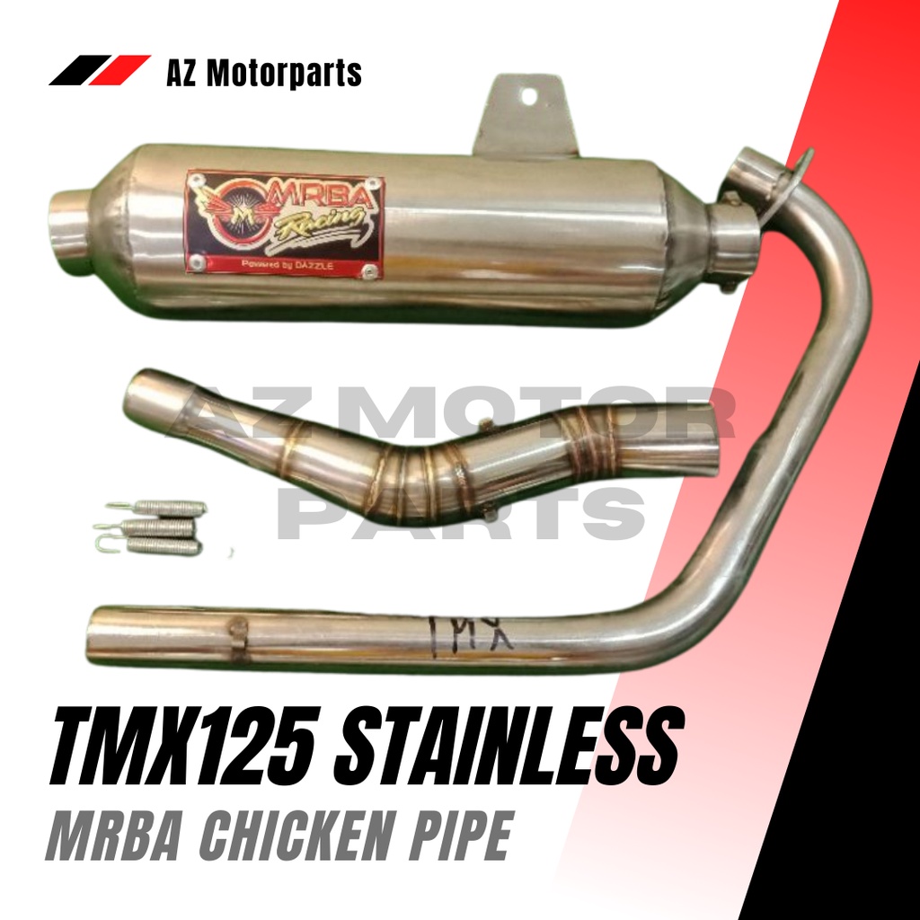 MRBA Chicken pipe for Tmx125 stainless | Shopee Philippines