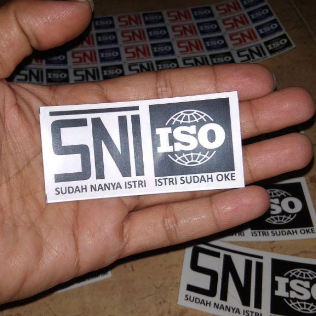 Sni Transparent Sticker Iso Questions And Iso | Shopee Philippines