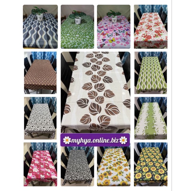 table cover cloth washable 4seater/6seater/8seater tela pangsapin ng ...