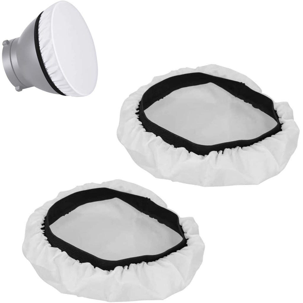 Selens 2-Pack Photography Soft White Diffuser Cloth 7"/180mm for Studio ...