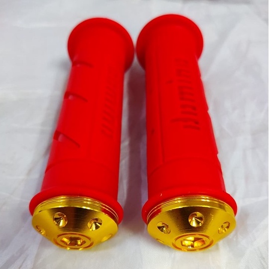 DOMINO HANDLE GRIP VERSION 1 RED FOR MOTOR GRIP (MOTOR ACCESSORIES ...