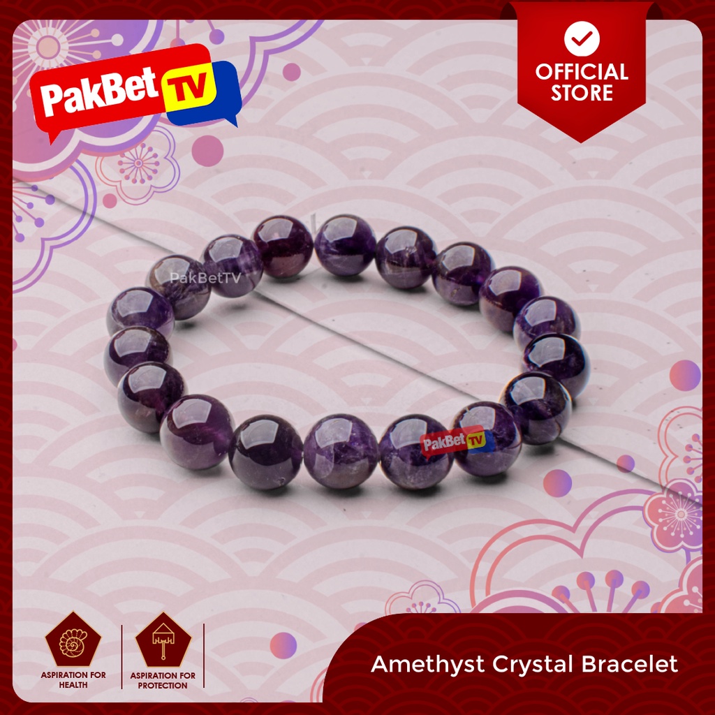 Amethyst Crystal Bracelet | Feng Shui by PakBet TV | Shopee Philippines