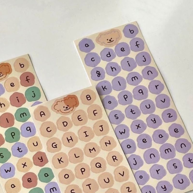Ready STICKER ALPHABET STICKER ALPHABET STICKER ALPHABET Letters ABC ...