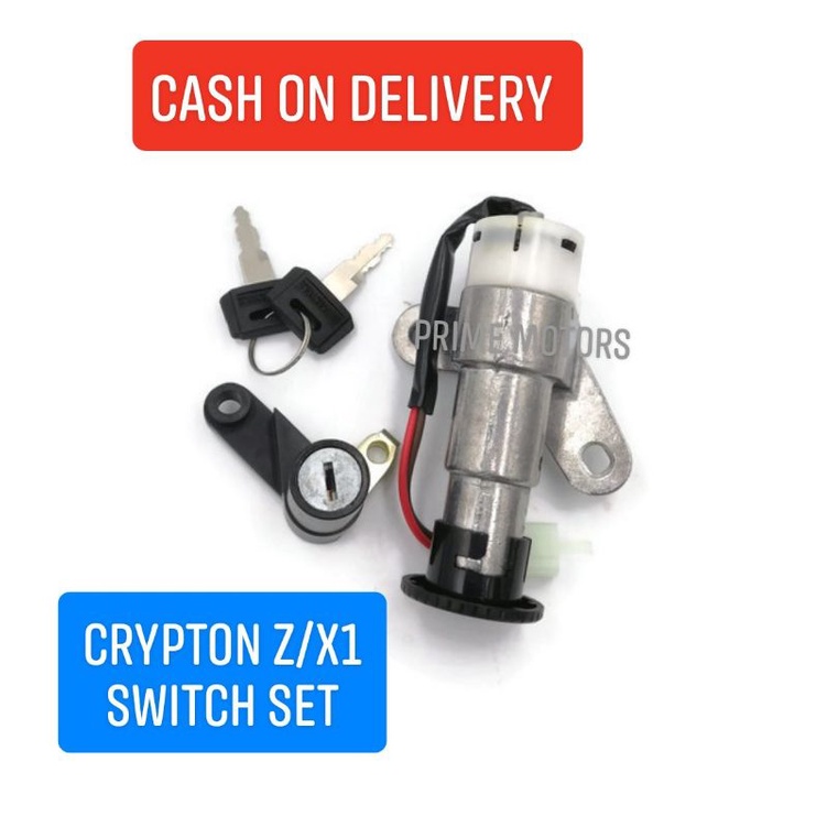 CRYPTON Z KEY SET (MAIN AND SEAT LOCK) | Shopee Philippines