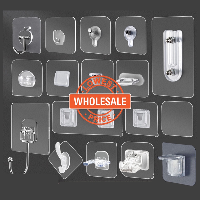 [ Wholesale Prices ] Wall Storage Hook/Multifunction Punch-free Self ...