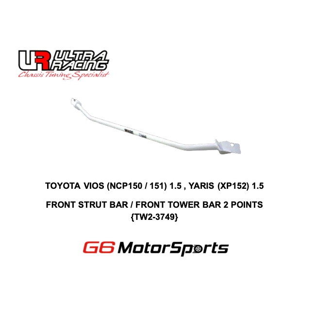 TOYOTA VIOS (NCP150 / 151) 1.5 , YARIS (XP152) 1.5 - ULTRA RACING BAR ...