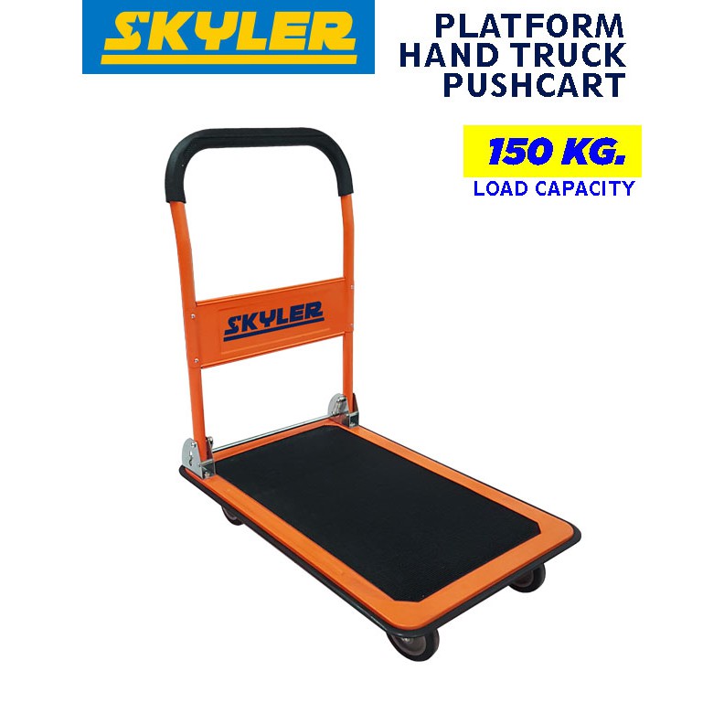 SKYLER Pushcart Foldable Hand Truck Trolley 150kg Load Capacity ...