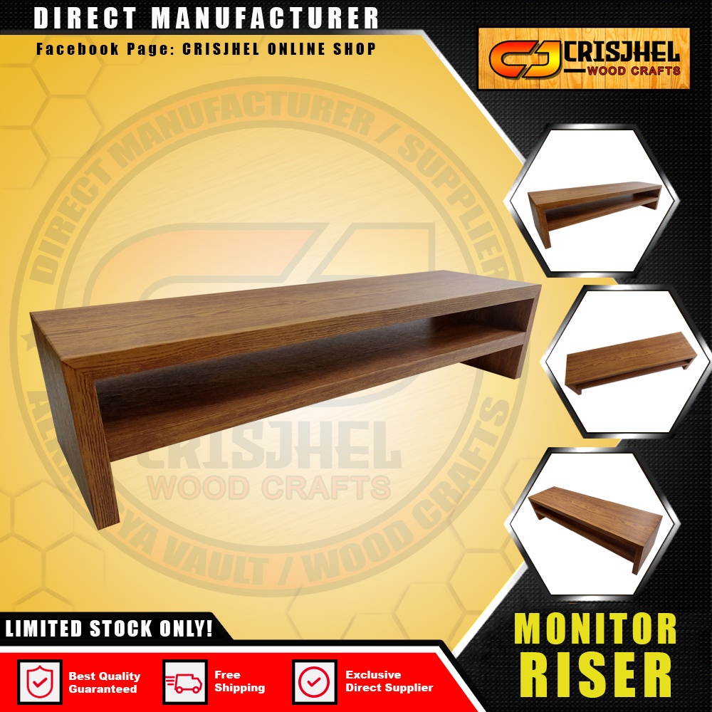 50cm monitor riser shelves organizer sticker laminated | Shopee Philippines