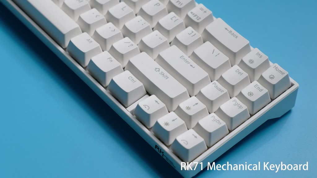 Royal Kludge RK71 Bluetooth 5.0 USB C Dual Mode 60% 71 key RGB Backlit ...