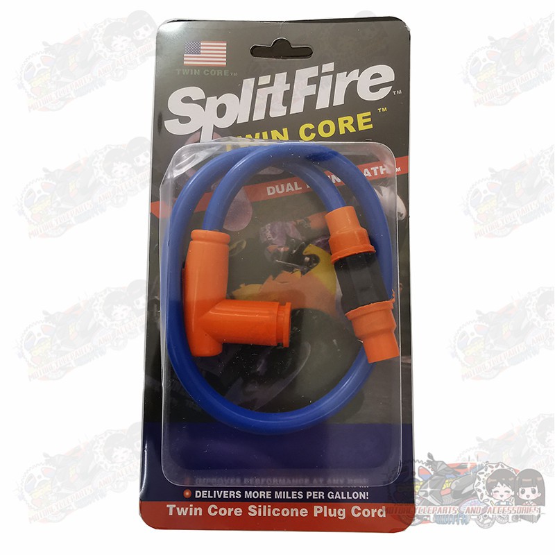 LJ Motorcycle Split Fire Twin Core Spark Plug Cap With High Tension ...