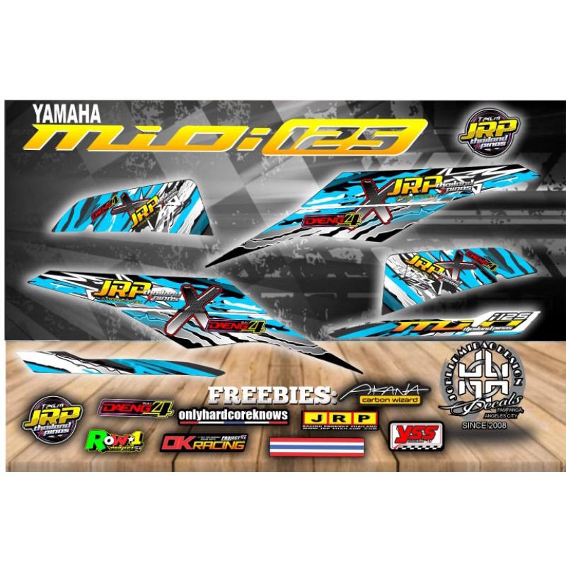 mio I 125 m3 Yamaha jrp decal stock | Shopee Philippines
