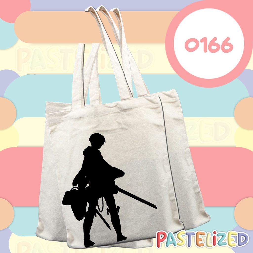 Tote Bag ATTACK ON TITANS AOT Anime Canvas Katsa Korean Bag │PASTELIZED ...
