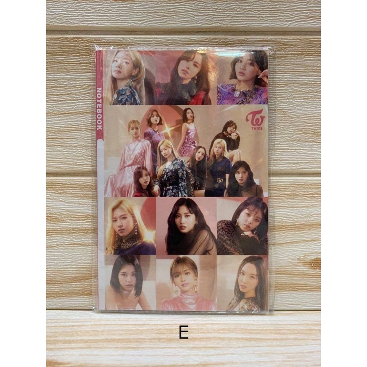 TWICE NOTEBOOK KPOP 60 LINED PAGES with plastic cover | Shopee Philippines