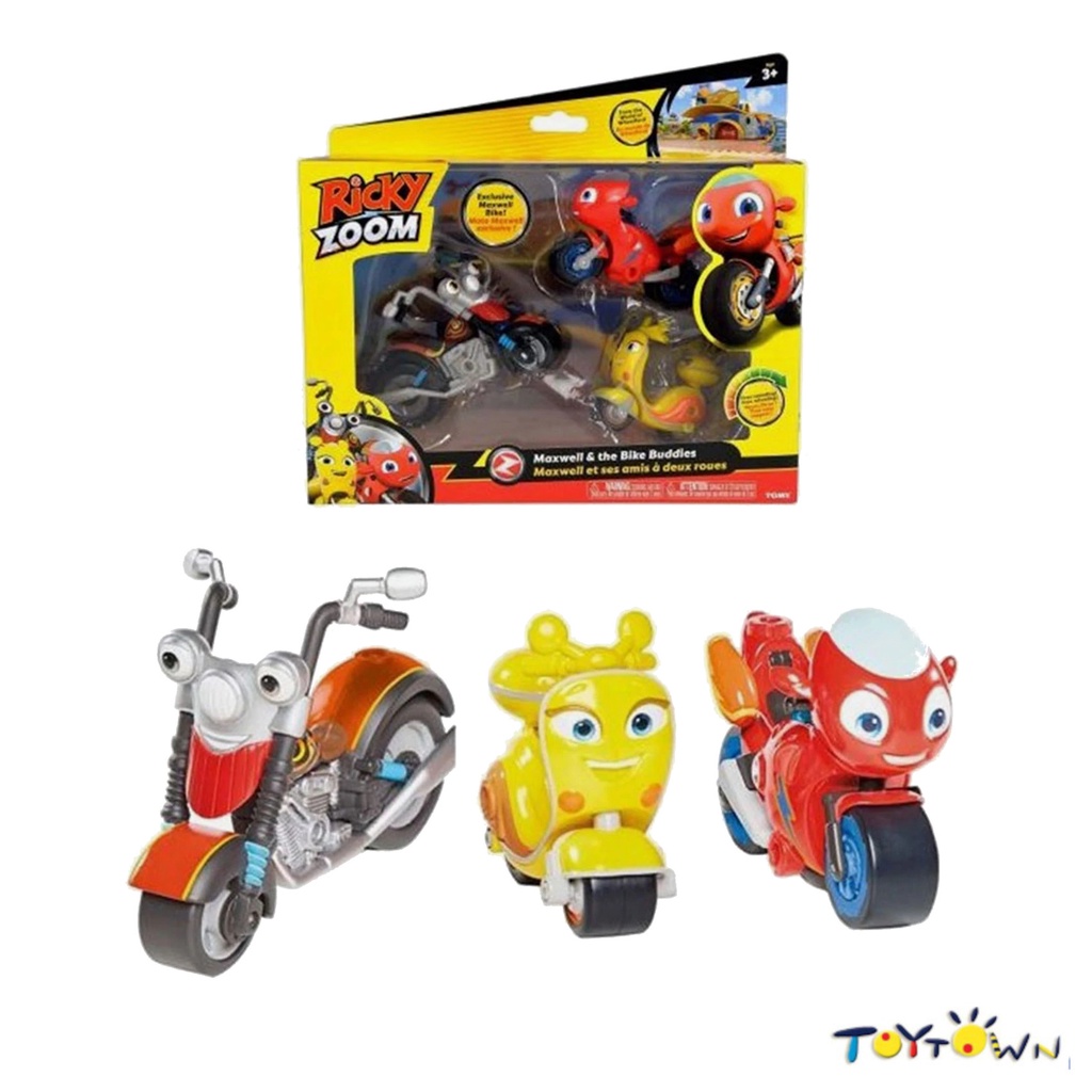Ricky Zoom Maxwell & the Bike Buddies Adventure Pack | Shopee Philippines