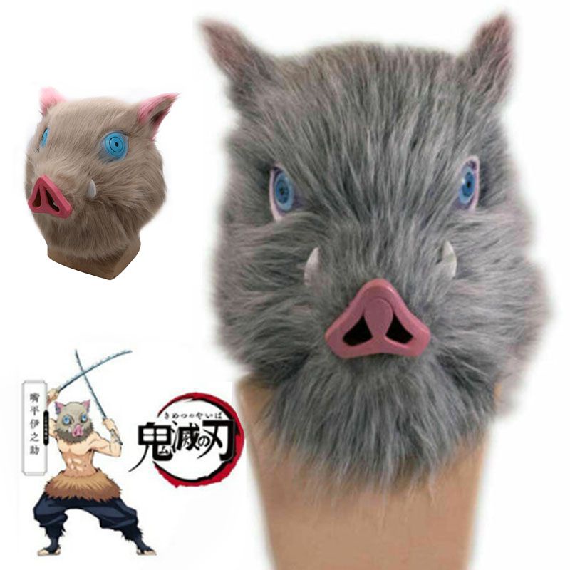 Demon Highquality Halloween Slayer Kimetsu No Yaiba Hashibira Inosuke ...