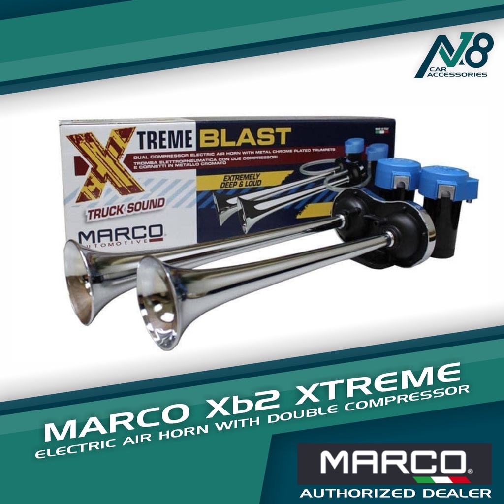 Marco Extreme Blast XB2 Powerful Electric Air Horn with Double ...