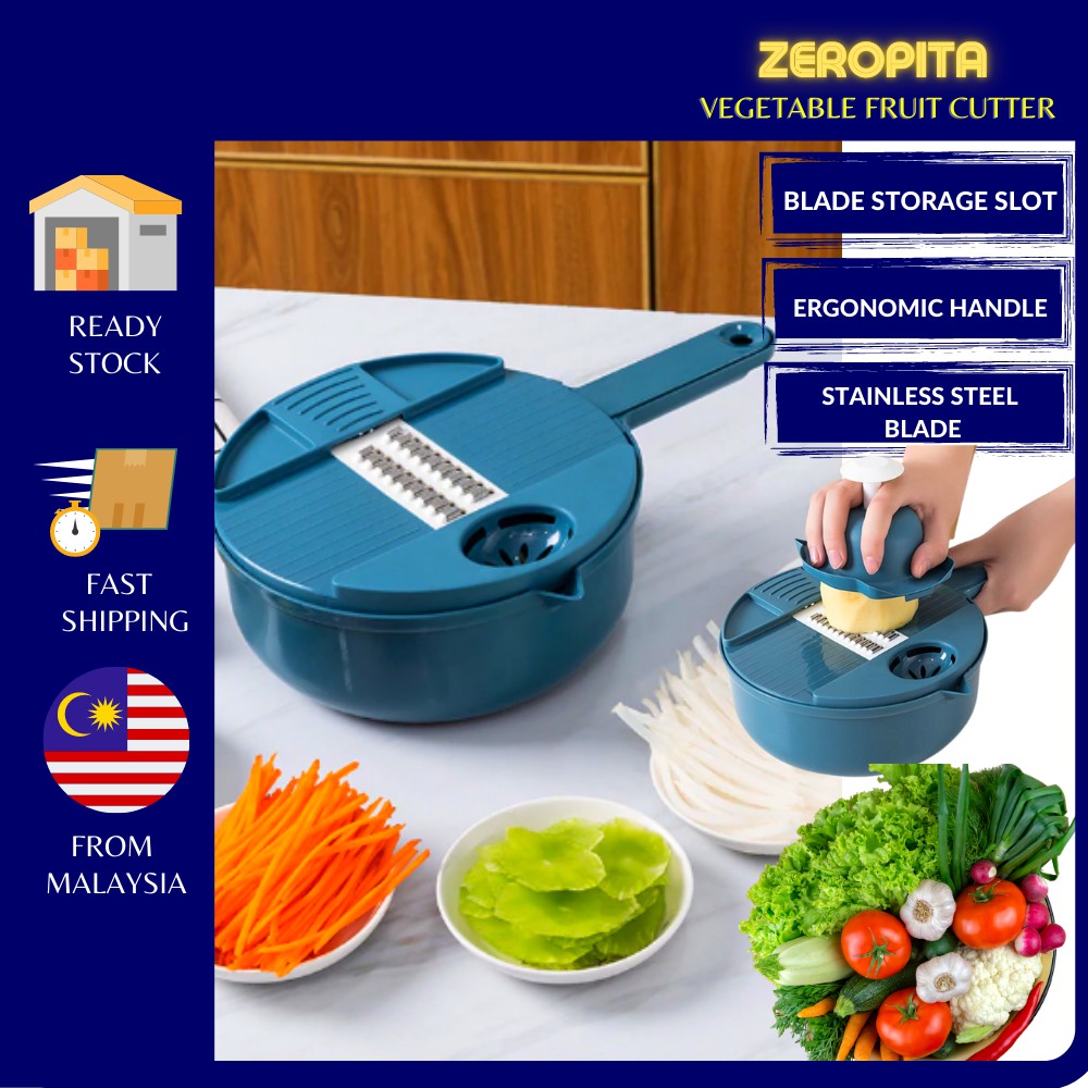 Penyagat Cutter Tool Vegetable Fruit Buah Sayur Slicer Shredder Grater ...