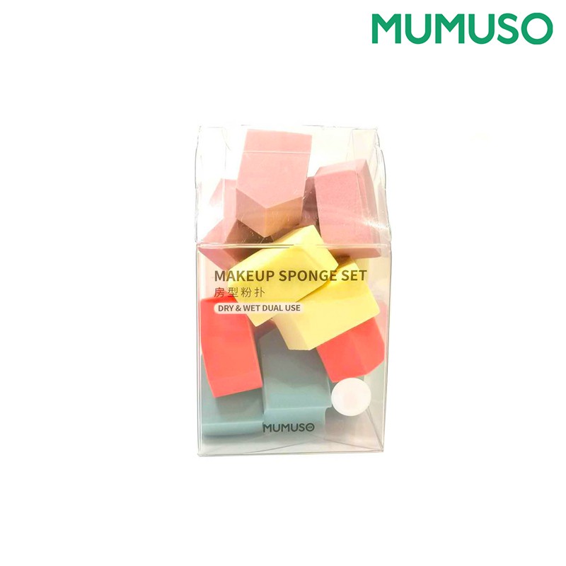 MUMUSO House-Shaped Makeup Sponge Set (15 Count) | Shopee Philippines