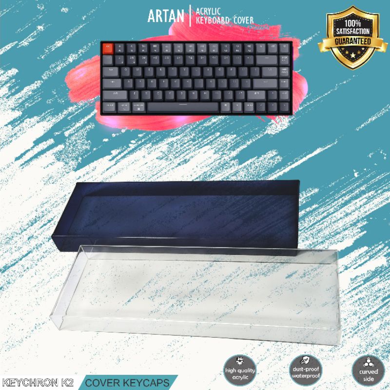 Keychron K2 V2 ACRYLIC KEYCAPS Protective COVER MECHANICAL KEYBOARD ...