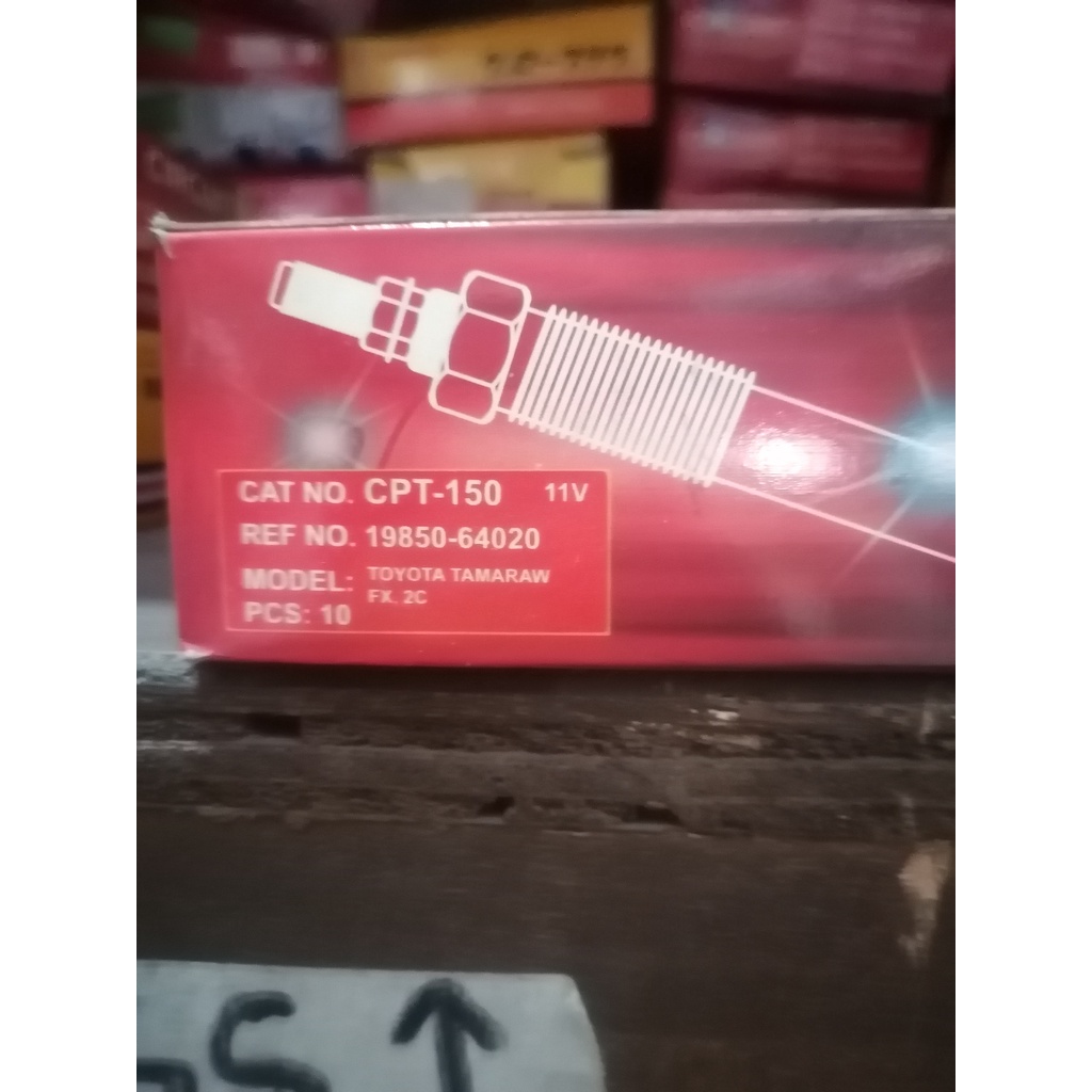CPT-150 GLOW PLUG TOYOTA TAMARAW FX,2C 19850-64020 11V | Shopee Philippines