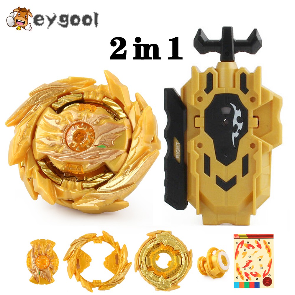 Gold Beyblade Burst B-159 Gold Super Hyperion Xceed 1A Within Launcher ...