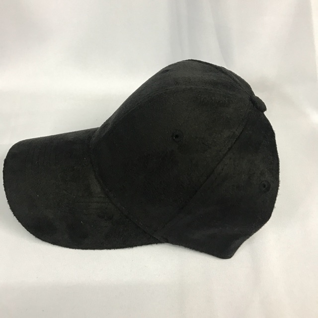 Suede Cap (Black) | Shopee Philippines
