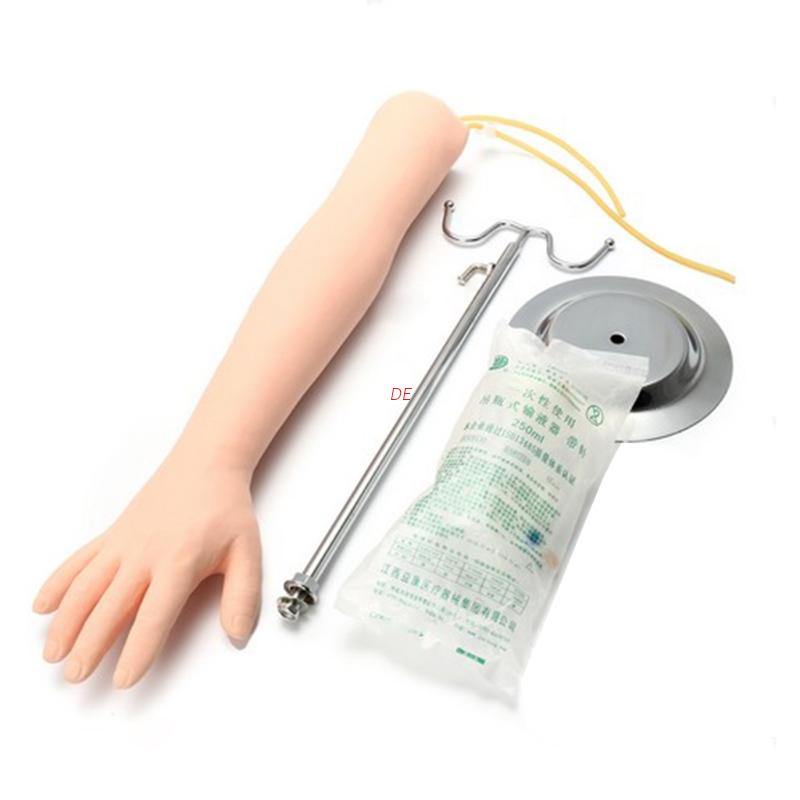 DE Intravenous Practice Arm Kit Phlebotomy Arm Kit with Infusion Stand ...