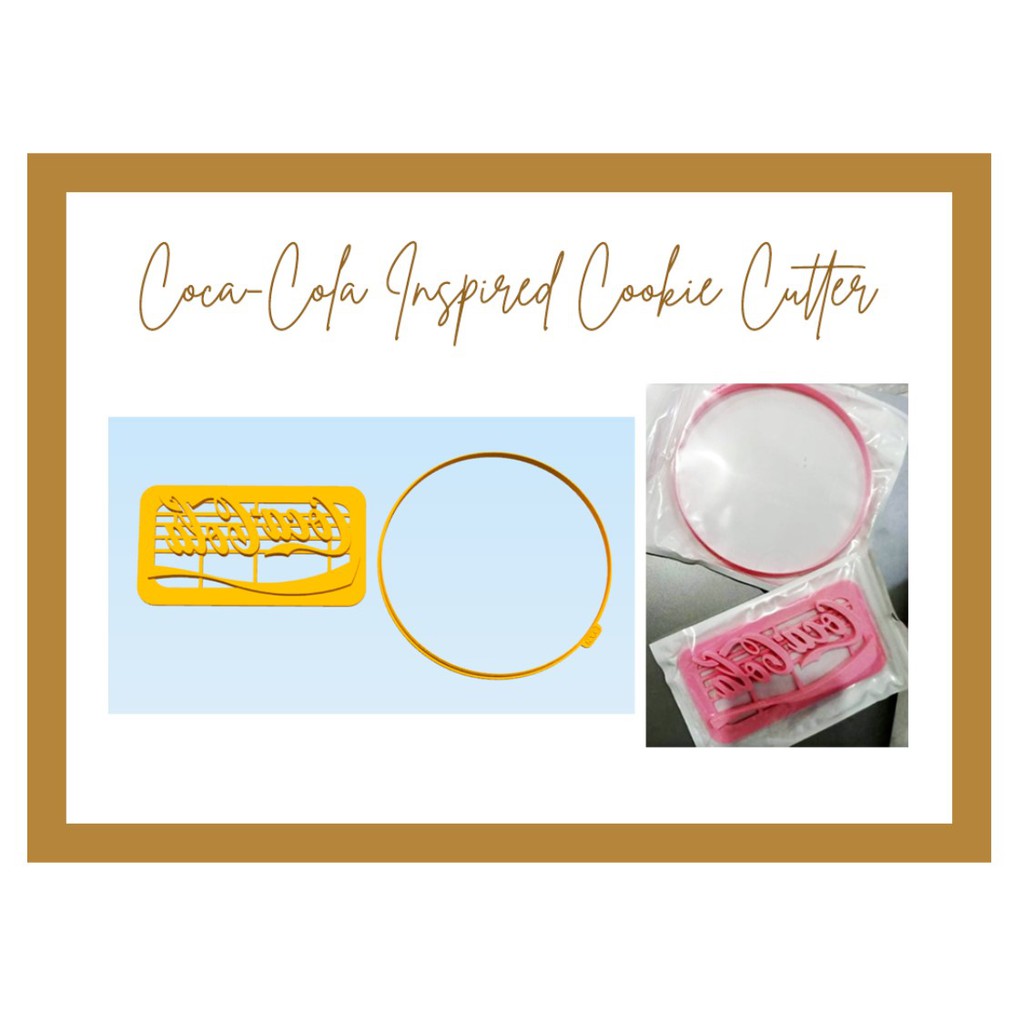 COCA-COLA COOKIE CUTTER WITH STAMP - 3.5 DIAMETER | Shopee Philippines