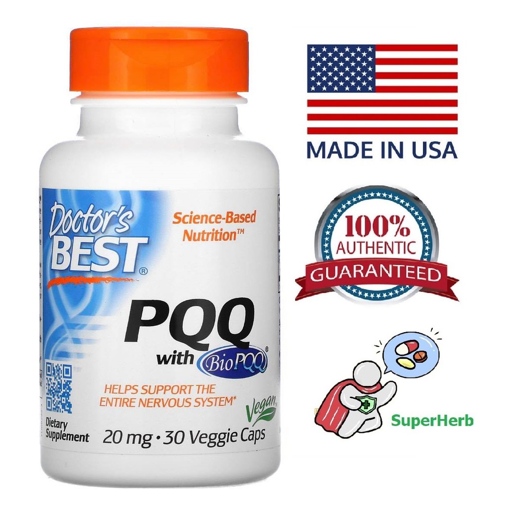 Doctor's Best, PQQ with BioPQQ, 20 mg, 30 Veggie Caps | Shopee Philippines