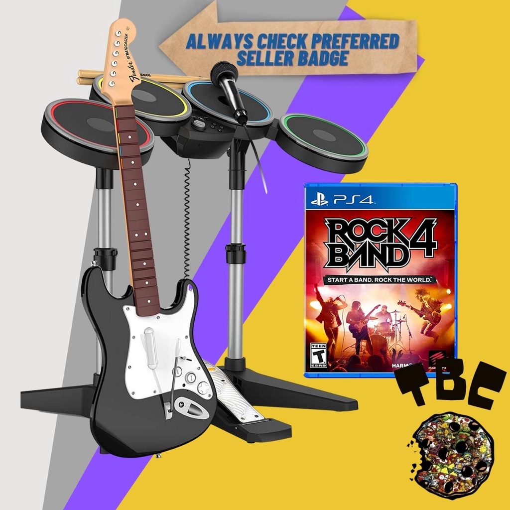 Rock Band 4 Band in a Box Bundle - Playstation 4 | Shopee Philippines