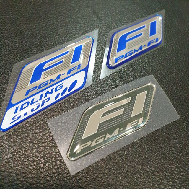 Sticker FI Genuine Honda Resin 3D PGM-FI | Shopee Philippines