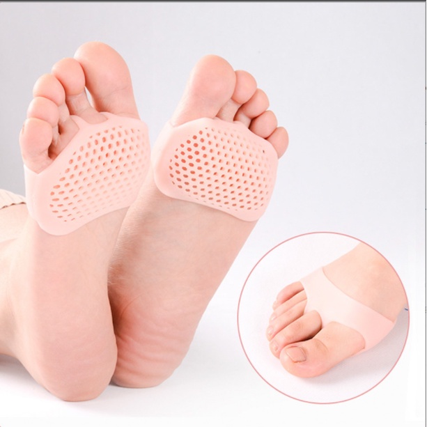Set of 2 soft silicone toe pads, anti-pain and foot fatigue | Shopee ...