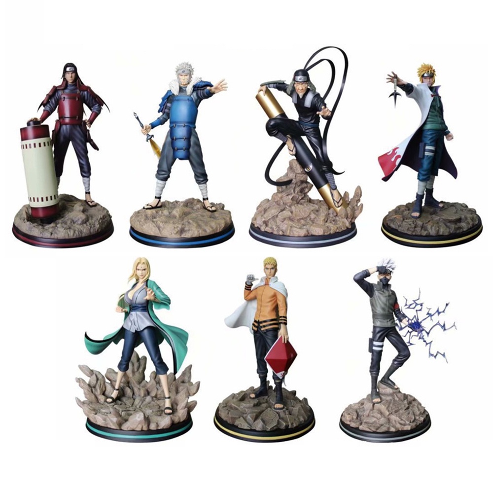 BEST Naruto Shippuden Anime Action Figure Boruto Model Kakashi Senju ...