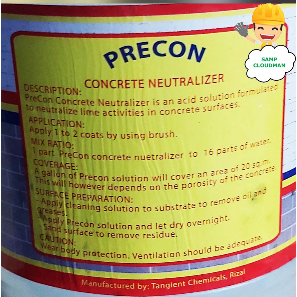 Concrete Neutralizer Pang Lason sa Cemento Cement Masonry Neutralizer ...