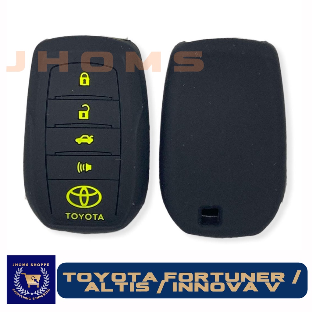 4 Buttons Silicone Remote Key Cover for Toyota Fortuner Rav4 | Shopee ...
