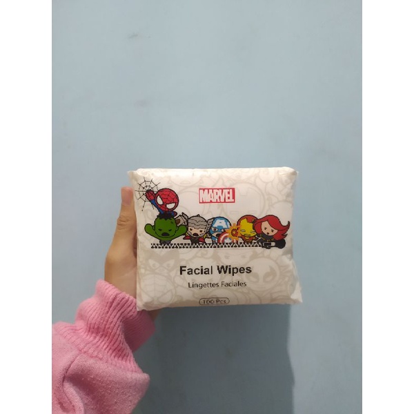 Miniso X Marvel Facial Wipes 100pcs (new) | Shopee Philippines